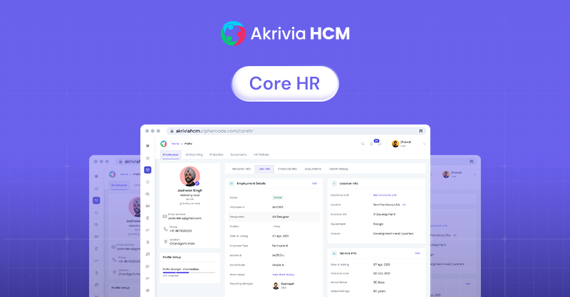Core HR Software & Workforce Management Solutions - Akrivia HCM